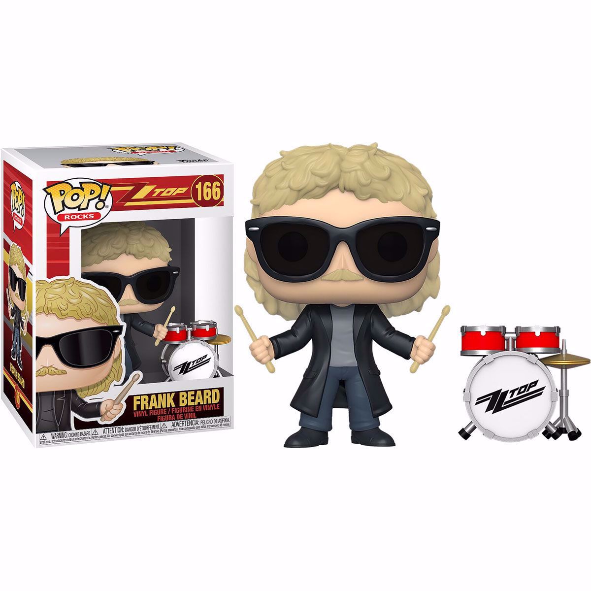 Funko Pop - Frank Beard (ZZ Top) 166 בובת פרנק בירד זיזי טופ | פאן פה ...