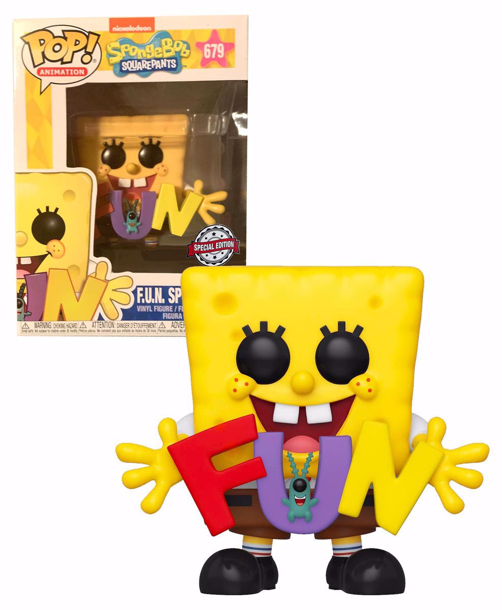 בובת פופ | בוב ספוג | Funko Pop - F.U.N Spongebob SE (Spongebob) 679 ...